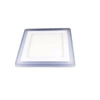 China Double Color 3 2w Ultra Slim Square Led Panel Light 2- and Dimmer Support Guaranteed for sale