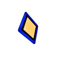 China Double Color 3 2w Ultra Slim Square Led Panel Light 2- and Dimmer Support Guaranteed for sale