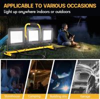 China Adjustable Folding Tripod Stand Work Light with 21000lm Lamp Luminous Flux and 3 Heads for sale