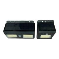 China 30000 Hour Working Lifetime 400lm 0.5W/1.5W/3W LED Solar Sensor Wall Light for Garden for sale