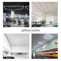 China Home Office 40W Foldable 60*60cm LED Panel Light Frame with Aluminum Alloy Material for sale
