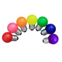 China Colorful Led Bulb 1W 2W G45 Golf E14 B22 E27 for Lighting and Glass Material Design for sale