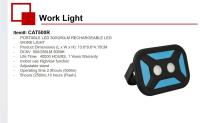 China Supply COB Working Lamp with 500LM Output USB Charging and Emergency Flashlight Function for sale