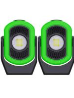 China DC Power Supply Green LED USB Type-C Lithium Rechargeable Work Light for Maintenance for sale