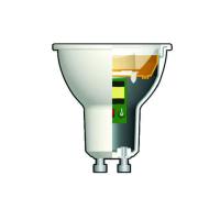 China Plastic Aluminum heatsink Led Bulb 7W MR16 Gu10 Spotlight 36 Degree /60 Degree /120D for sale
