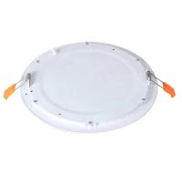 China Lifespan hours 15000 AC 85-265V 6W 12W 18W 24W Slim Round and Square LED Panel Light for sale