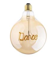 China G80/95 Series Dimmable LED Decorative Edison Bulb 4W Glass Clear Amber Base Hotel 1- for sale
