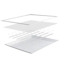 China 15000 Working Time 60*60cm Square Border Recessed LED Panel Light with CE Certificate for sale