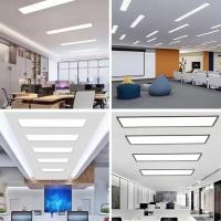 China 30*120 Square Border Office/Building LED Light Panel Frame with Support Dimmer NO for sale