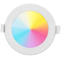 China Smart RGB LED Downlight TH0356 Modern Design Plastic Panellight for Home Office Decor for sale