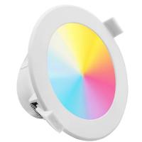 China Smart RGB LED Downlight TH0356 Modern Design Plastic Panellight for Home Office Decor for sale