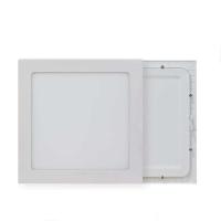 China IP20 Rated Aluminum Square 12 Watt Recessed Led Panel Light Housing for Performance for sale