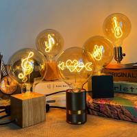 China G80/95 Series Dimmable LED Decorative Edison Bulb 4W Clear Amber Base Glass -10 50 C for sale