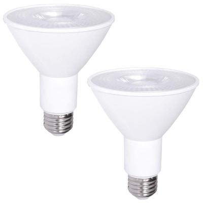 China 12W 100W Dimmable Waterproof E26 3000K Warm White LED Flood Light Bulb PAR30 Button Controller for sale