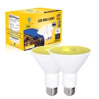 China 12W 100W Dimmable Waterproof E26 3000K Warm White LED Flood Light Bulb PAR30 Button Controller for sale