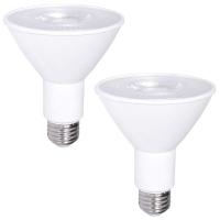 China 12W 100W Dimmable Waterproof E26 3000K Warm White LED Flood Light Bulb PAR30 Button Controller for sale