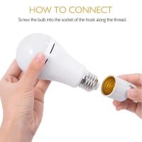 China 2024 9W 12W 15W 18W E27/B22 Battery Powered LED Emergency Bulb 2 for Indoor Lighting for sale