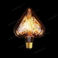 China Retro Style Bulb 110v-220v Antique Incandescent Lamp St64 St58 E26 E27 B22 25w 40w 60w for sale