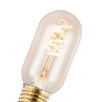 China T45 3w Single Curved Glass Filament Bulb Vintage Soft Flexible LED Light Bulb for Lighting for sale