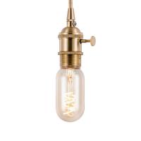 China T45 3w Single Curved Glass Filament Bulb Vintage Soft Flexible LED Light Bulb for Lighting for sale