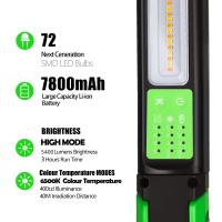 China IP80 LED Work Light 1600 Lumen Dual Color Temperature 360 Degree Magnetic and Hook for sale