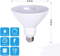 China Power 6 Count Cold White E26 5000K LED Floodlight Spotlight Bulb for Outdoor Lighting for sale