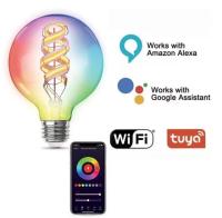 China Wireless Bluetooth TUYA APP Control LED Bulb for Color Changing and Light Dimming for sale