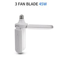 China 45W/60W LED 3/4 Foldable LED Fan Lamp for Morden Style and 15000 Working Lifetime for sale
