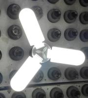 China 45W/60W LED 3/4 Foldable LED Fan Lamp for Morden Style and 15000 Working Lifetime for sale
