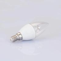 China Lighting solutions service E14 base 3000K warm light clear cover c37 LED Candle bulb for sale