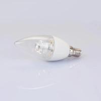 China Lighting solutions service E14 base 3000K warm light clear cover c37 LED Candle bulb for sale