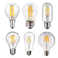 China Input Voltage 85-265V E27/B22 4W 6W 8W Vintage Edison LED Filament Bulb with 80 Ra for sale
