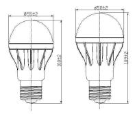 China Indoor LED Bulb 5w 7w Full Plastic with Stick Design and Hassle-Free LED Light Source for sale