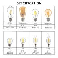 China ETL Listed C35 E11 LED Filament Bulb 4W 120C Dimmable 500lm 0.06kg for Energy Saving for sale
