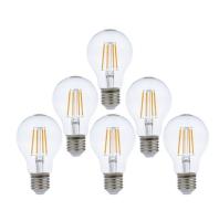 China ETL List A19/A60 3000K 7W AC110V E26 Dimmable Filament Bulbs with 15000 Hours Lifespan for sale