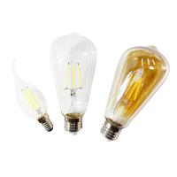 China AC 120V A19 7W 800LM Glass Vintage LED Filament Bulbs for Long Lifespan hours 50000 for sale