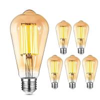 China 3000K 7W 800LM Dim LED Filament Bulb E27 Base Type for Working Lifetime of 30000 Hours for sale