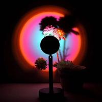 China Table Lamps 90 Degree Rotation Rainbow Projection LED Light for Customer Requirements for sale