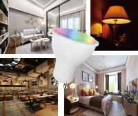China CE UKCA Certified 5W 120D Smart Wifi APP Voice Control GU10/MR16 LED Spot Light Hotel for sale
