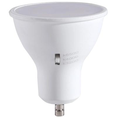 China CRI 80 6W 120D GU10 Dimmable LED Spotlight with Multi CCT Selection 3000K/4000K/6500K for sale