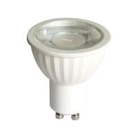 China Plastic Aluminum Heatsink GU10 Dimmable LED Spotlight Lamps for White Indoor Lighting for sale