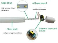 China Garden Lighting 1.2m Glass Fluorescent Pipe with High Luminous Efficiency 9w 18W 24W for sale