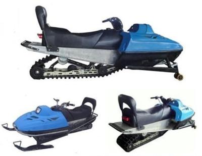 China Yamaha400CC Snowmotorcycle Snowmotorbike Blue Snowmobile For Men / Women , Modern Snow Sco for sale
