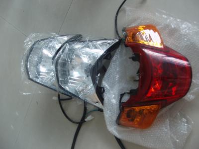 China CBF150 Red Black Yellow White Blue Grimace headlights for sale