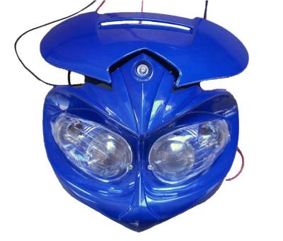 China Motocross parts SUVs Red blue white yellow other styles Refit Grimace headlights for sale