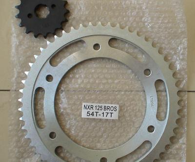 China HONDA XL125 XL185s MOTOCROSS MOTORCYCLE MOTORBIKE NXR125 BROS-54T-17TSprocket for sale