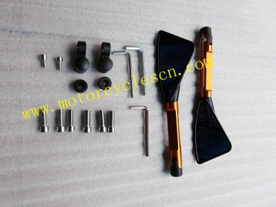 China Motorcycle motocross CNC Rear view Mirror for Racing Bike Blue Red Yellow White for sale