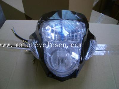 China Motorcycle motocross LED headlight Bike Blue Red Yellow White for sale