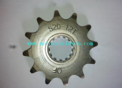 China OEM Motorcycle Spare Parts , GXT200 QM200GY Motocross 520-12T  Driving Shaft for sale
