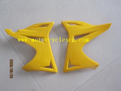 China Motorcycle Parts GXT200 MOTOCROSS Ornamental cover, fuel tank L RH Red, yellow, blue, ABS for sale